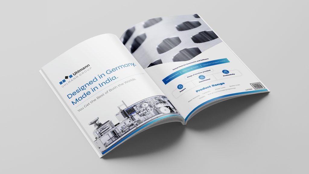 B2B Print Ad Designed by WDSOFT for a German Manufacturing Company