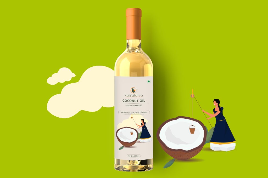 Groundnut Oil Logo & Label Design by WDSOFT